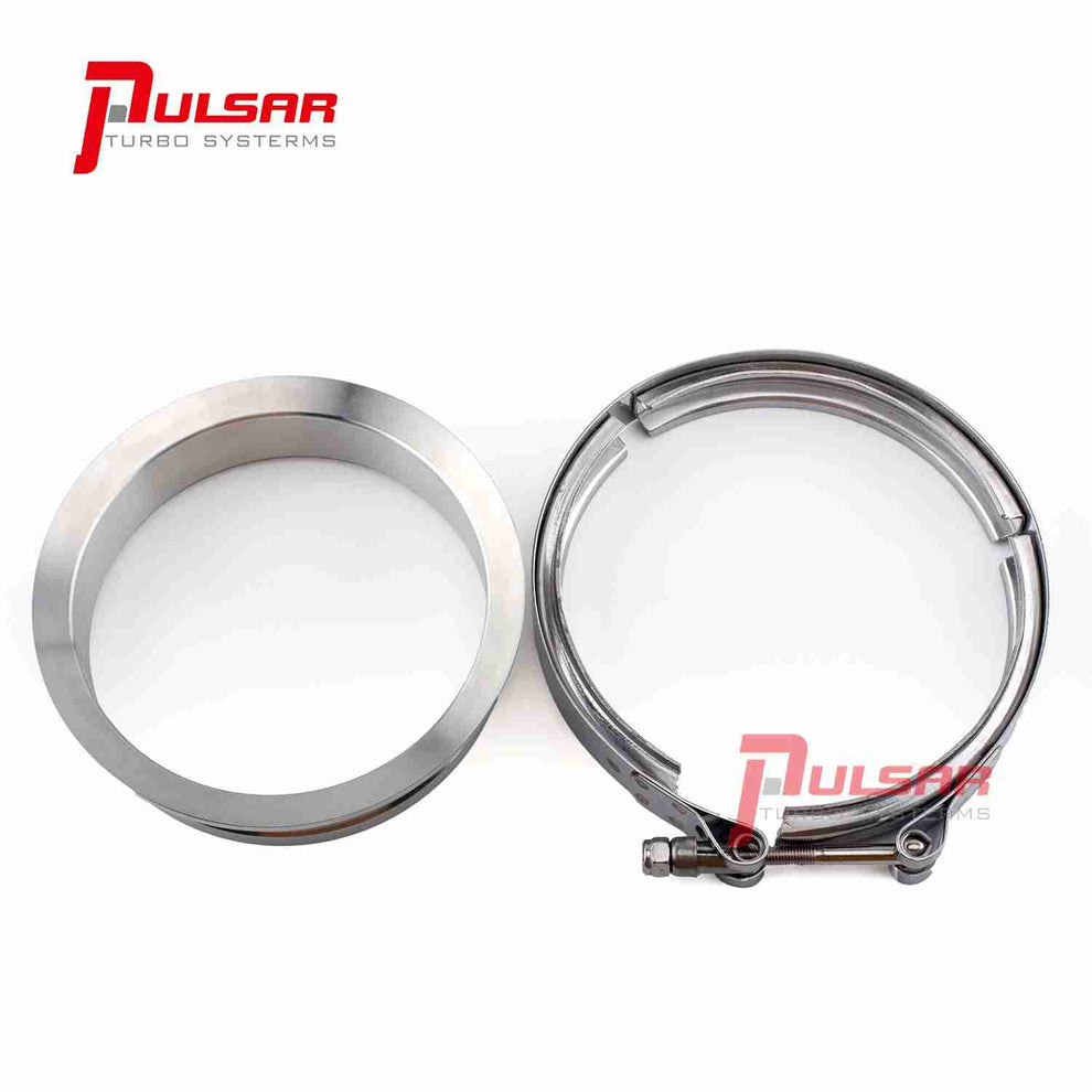 Pulsar PSR Stainless Steel Flange Clamp Kit for 8894G Turbos – 1/4 chub ...